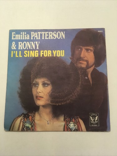 Vinyle, 45 tours : ÉMILIA PATTERSON & RONNY, I’ll sing for you, Love to ...