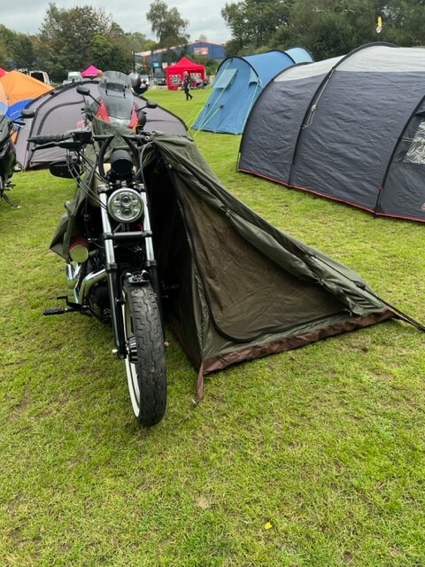 SVAROG England harley davidson chopper biker motorcycle tent Gypsy Soul ...