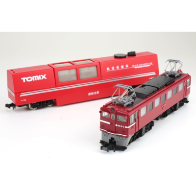 Tomix 6433 multi-rail track cleaning car (red) 2 cars set-n | eBay