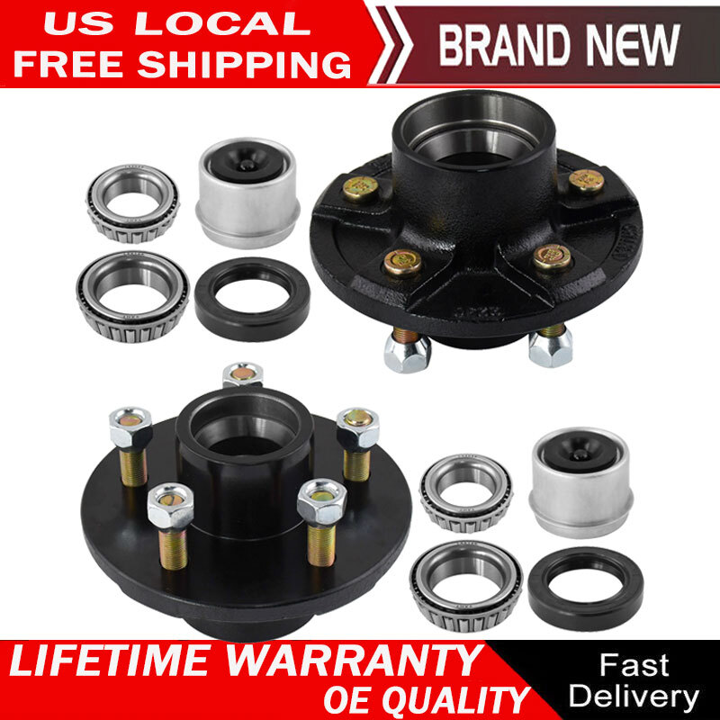 Set Trailer Idler Hub 5 on 5 5x5 For 3500 lbs Trailer Axle 5Lug W ...