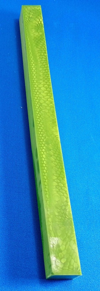 1 JUMA ® GREEN MAMBA PEN BLANK .750" x .750" x 6" TURNING SQUARE & E ...