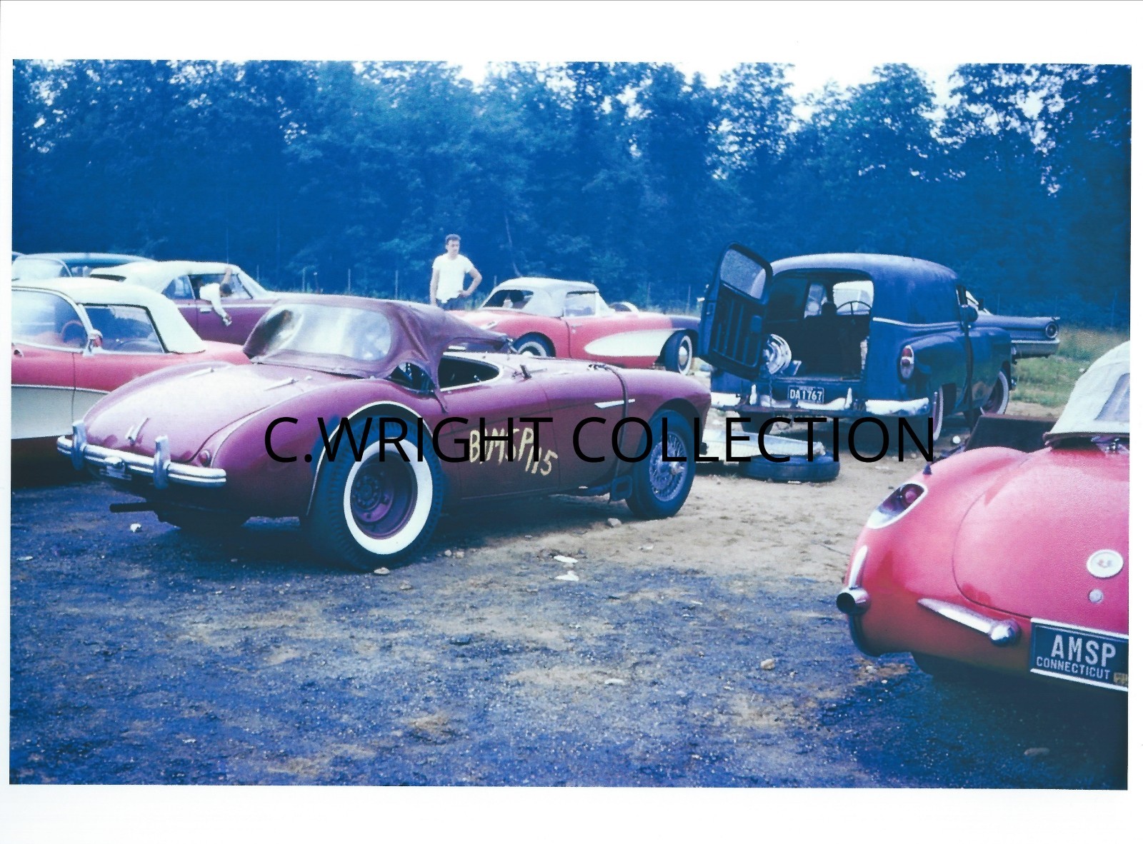1960s Drag Racing-1956 B/MSP Austin Healey-'56 AMSP Corvette ...