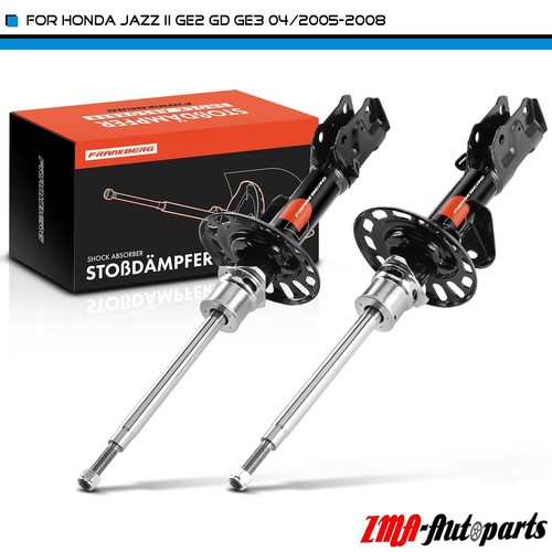 2pcs Front Shock Absorber for Honda Jazz II GE2 GD GE3 2005-2008 1.3L 1 ...