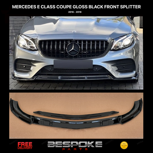 FOR MERCEDES E CLASS W213 A238 C238 AMG BRABUS E63 LOOK FRONT SPLITTER ...