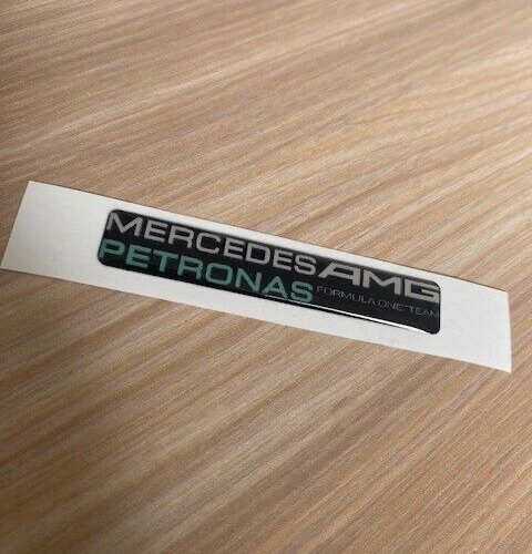Mercedes F1 Petronas AMG Domed Sticker Badge Decal 3D Gel Car Sticker ...