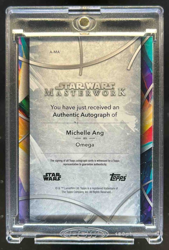 2024 Star Wars Masterwork Michelle Ang as Omega Auto #A-MA | eBay