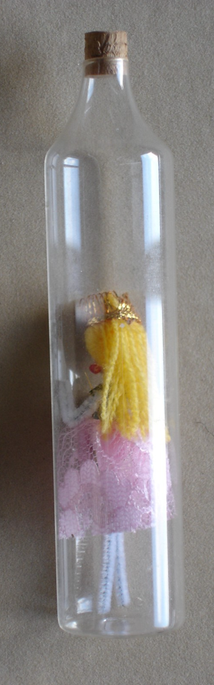 Vintage Mini Amigurumi Crocheted Dolls + Pipe Cleaner Dolls Cased in ...