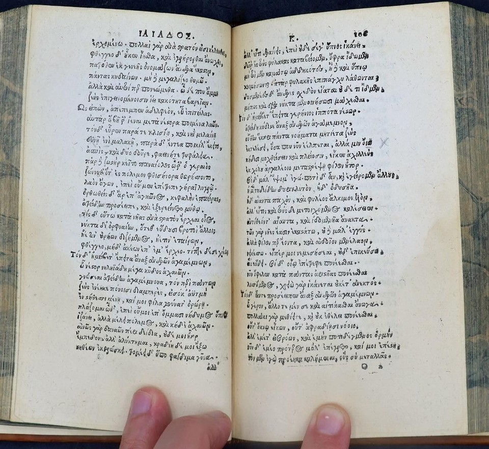 1534 Homer's Iliad in Latin ANCIENT GREECE Philosophy EPIC POEM Greek ...