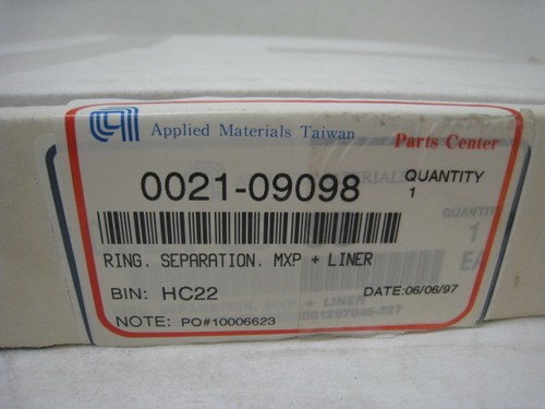 AMAT 0021-09098 Ring separation MXP+ Liner, Cathode liner MXP Etch ...