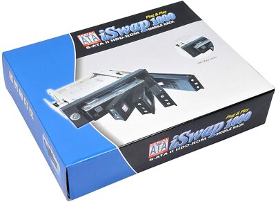 3.5" SATA II HDD ROM HARD DRIVE DISK ISWAP 1000 AULMINUM MOBILE RACK | eBay