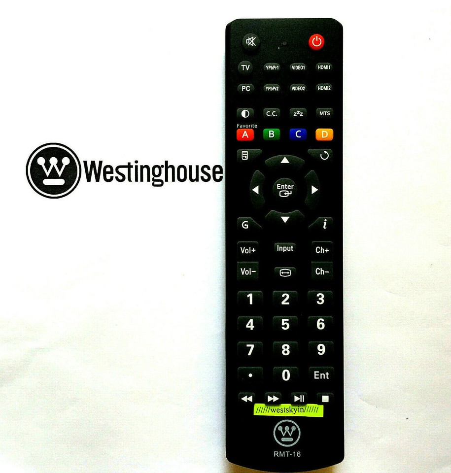 ORIGINAL Westinghouse TV remote VR-5525Z, EW40T4FW, RMT-16, VR-3710 | eBay