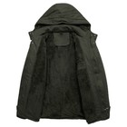 Men's Winter Casual Thicken Fleece Multi-Pocket Outwear Bomber Jacket ...