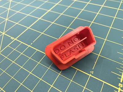 "DO NOT FLASH" OBD2 Port Cover - DEALER WARNING PLUG *3D Printed* Tune ...