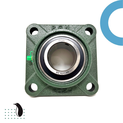 UCF209-28 Solid Base Pillow Block Flange Mounted Bearing 1-3/4" Bore 4 ...