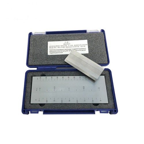 Double groove fineness gauge grindometer,fineness meter 0-15 0-25 0-50 ...