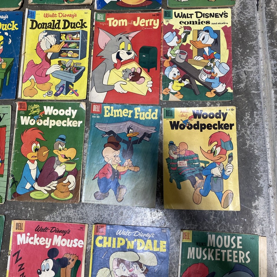 35 Vintage Old Dell Comic Books Various Condition- Reseller / Collector ...