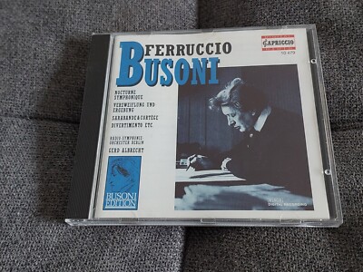 Busconi Orchestral Works 1 Gerd Albrecht CD In VGC | eBay Australia