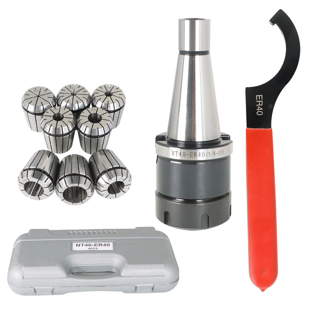 ER40 MT3/ER32 MT3/ER40 NT40/ER32 NT40/ER32 R8 Spring Collet Chuck Set ...