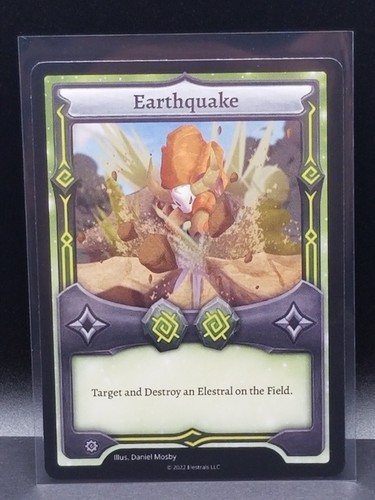 Elestrals TCG - EARTHQUAKE PROTOTYPE - (Game out this Summer) RARE ...