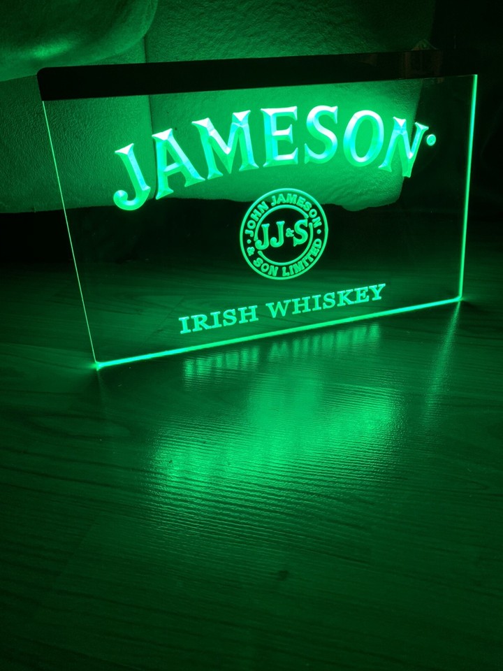 JAMESON LED NEON LIGHT SIGN 8x12 | eBay