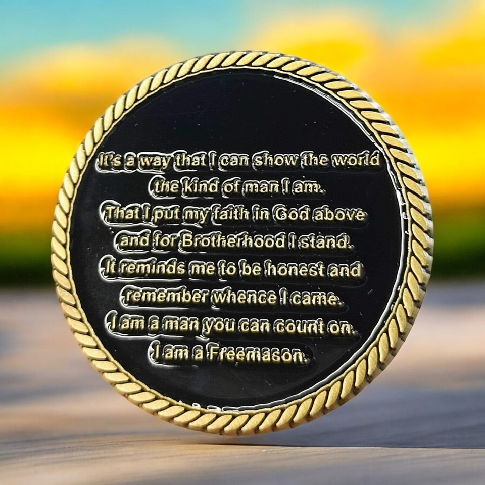 Masonic Daily Affirmation Coin | eBay