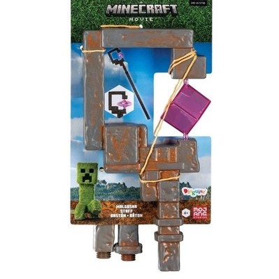 Minecraft Movie MALGOSHA Piglin Staff Toy Weapon Halloween Costume ...