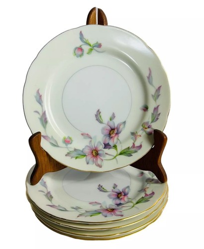 Sango China Vintage Floral Dessert Plate 6 inch Porcelain Lot Set Of 5 ...