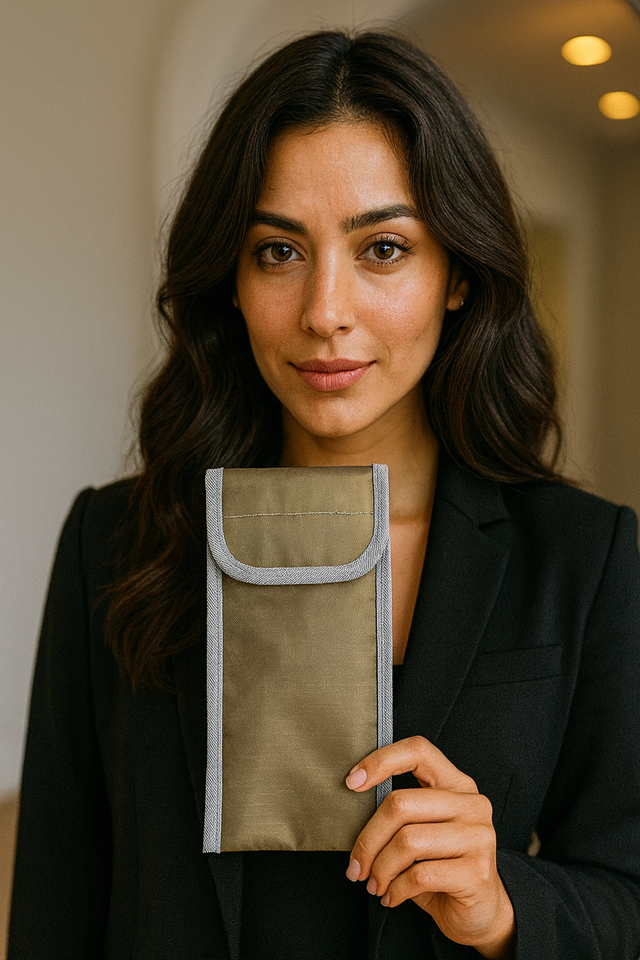 Simple Faraday Signal Blocking Pouch for Cell Phone Privacy and Anti ...