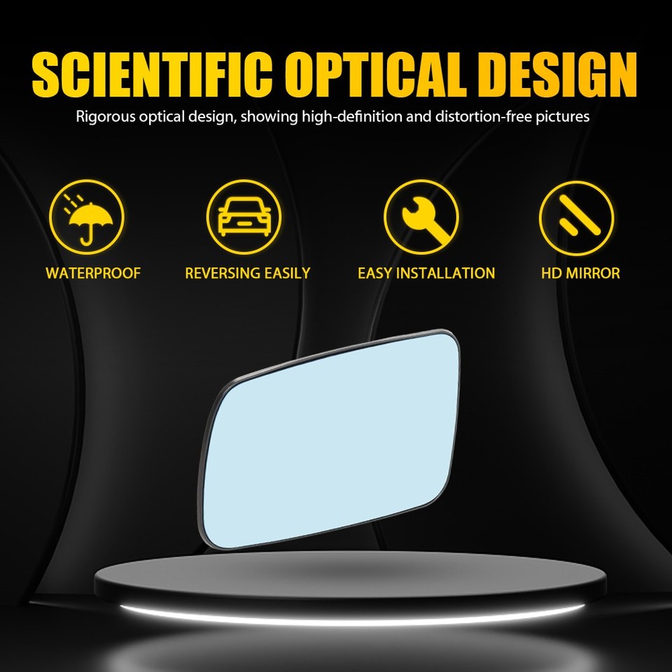 Driver Side mirror glass For 2004 2005 2006 BMW 760i 760Li Base Blue ...