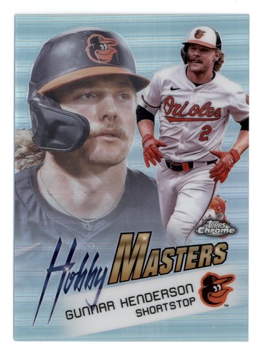 2025 Topps Chrome Hobby Masters #HM5 Gunnar Henderson Case Hit SSP - NM ...
