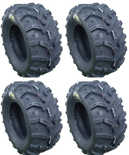 Four 4 Deestone Swamp Witch ATV Tires Set 2 Front 25x8-12 & 2 Rear ...