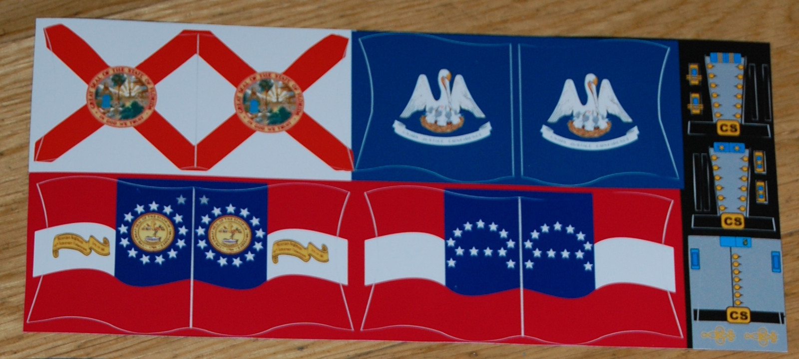 Stickers para Banderas ACW (Playmobil Western) | eBay