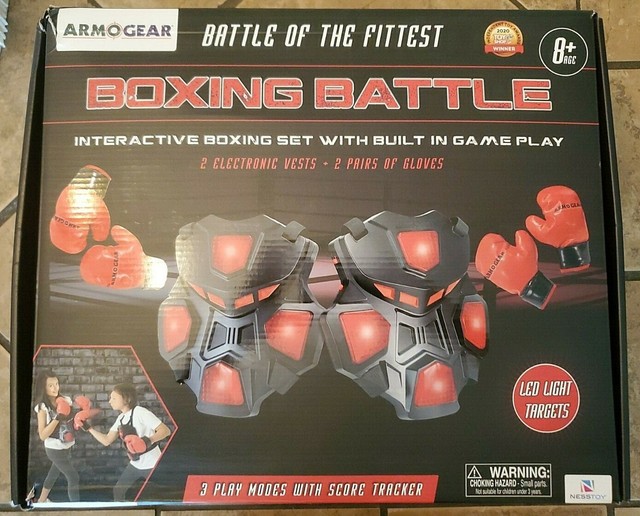 Electronic Boxing Toy for Kids Interactive Game With 3 Play Modes Red ...