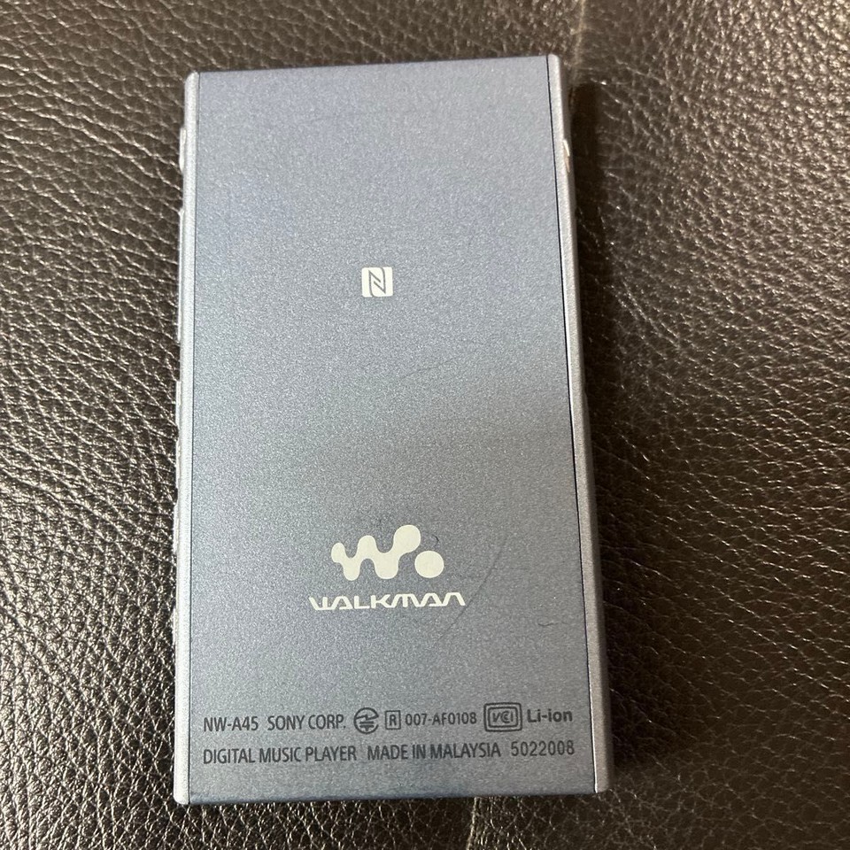 SONY NW-A45 16GB Bluetooth Hi-Res Player Blue Walkman Multilingual OK ...