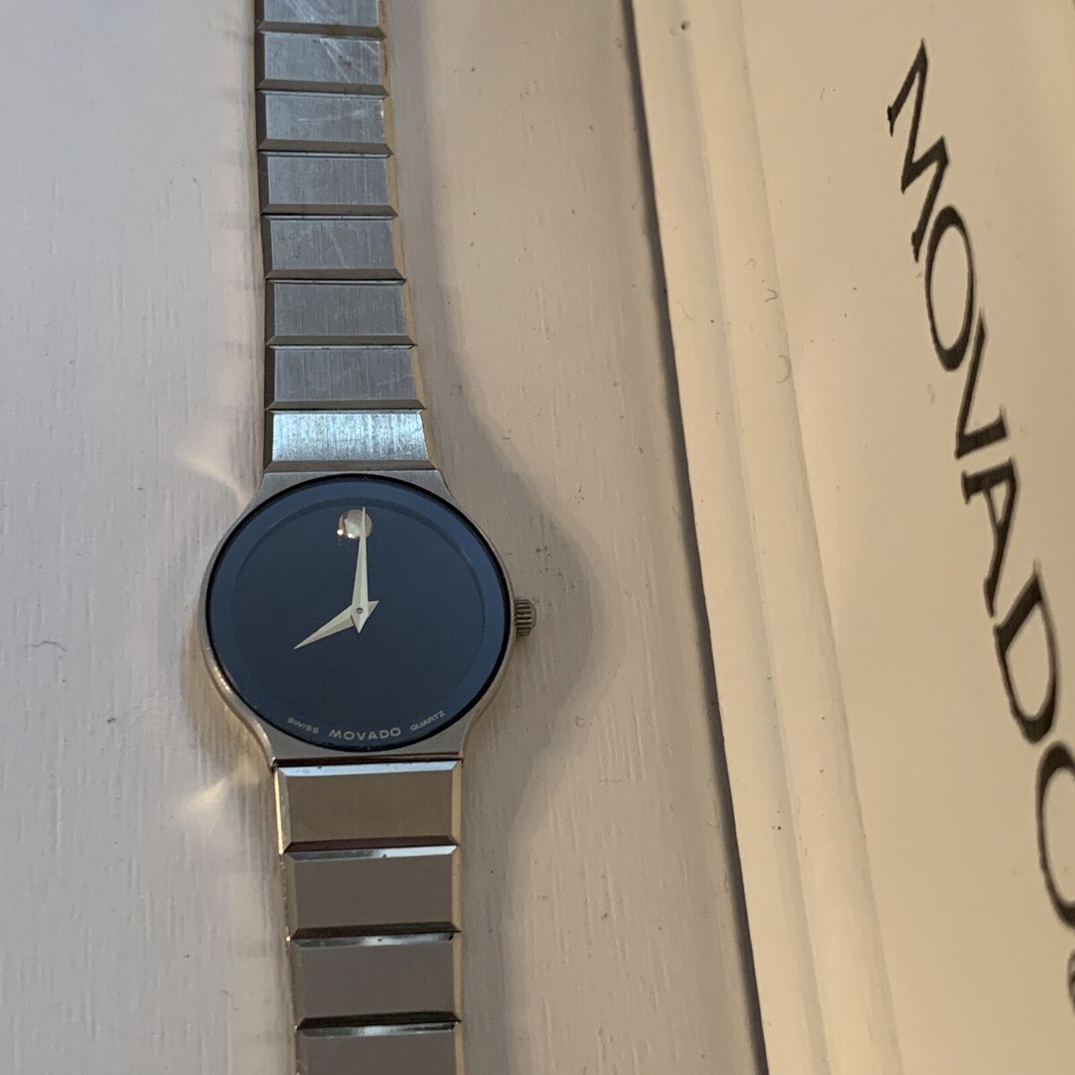 MOVADO MUSEUM WATCH 84-40-881 1341968 ULTRA THIN BLACK DIAL MOVADO MUSEUM WATCH 84-40-881 1341968 ULTRA THIN BLACK DIAL