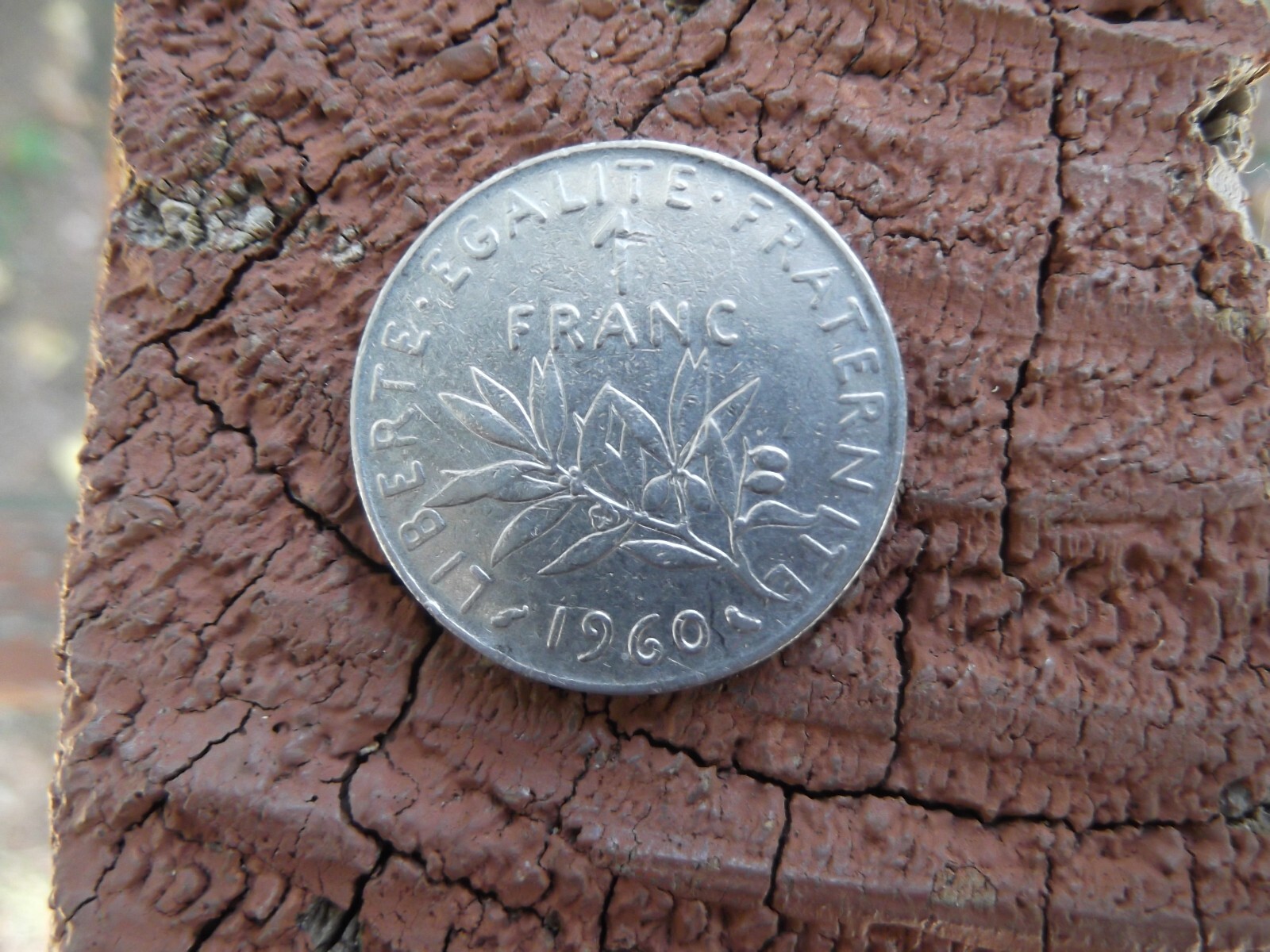 1960 France 1 Franc Coin Old French Coins Money Moneda Rare Collectible ...