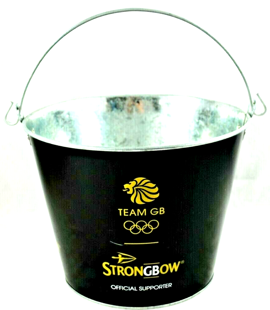 TEAM GB Olympic STRONGBOW ICE BUCKET / COOLER Ideal for Home Bar / Pub ...