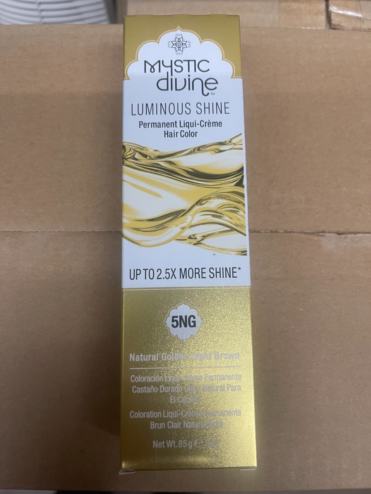 2 Mystic Divine Permanent Hair Color 5ng Natural Golden Light Brown 3 ...