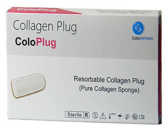 Colo Plug Sterile Collagen Sponge Coloplug Cologenesis Resorbable Plug ...
