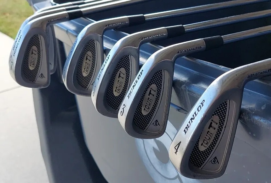 Dunlop Tour TI Golf Clubs 431 Stainless RH SET 3 - 9 CLUBS. | eBay