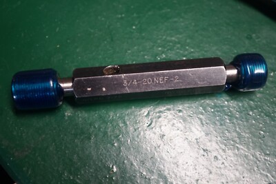 USA Go & No Go Thread Plug Gage Set 3/4"-20 NEF-2 | eBay