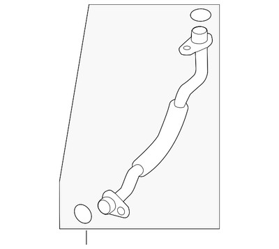 Genuine Volkswagen Oil Return Tube 06K-145-735-T | eBay