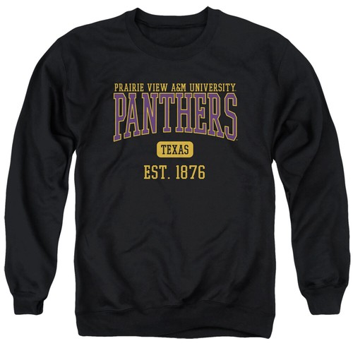 Prairie View A&M University Adult Crewneck Sweatshirt Est. Date, Black ...