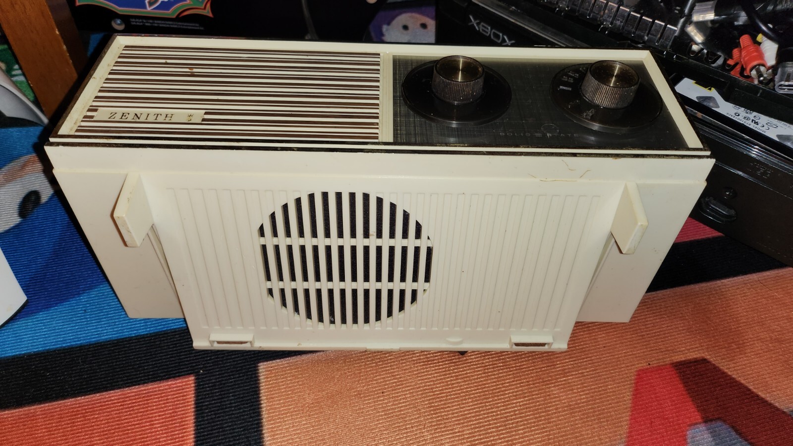 Vintage Zenith Solid State Radio Receiver Wood Grain12 Amp 11.5x3.75 ...