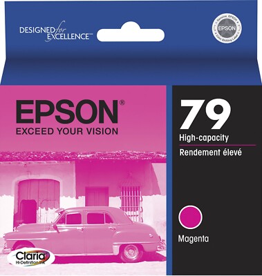 Genuine Epson 79 T0793 Magenta Ink Cartridge for Artisan 1430 Stylus ...