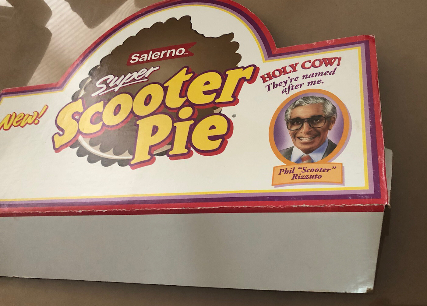 Vintage Phil Rizzuto "SCOOTER PIE" Display Ad - Store Header Card- NY ...