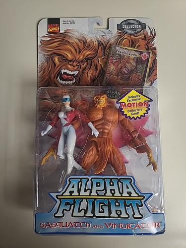 Marvel Comics Alpha Flight Sasquatch & Vinoicator Action Figure Toy Biz ...