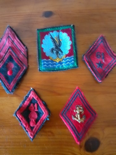 Vintage French Army Regiment Rank Badge Patch | eBay