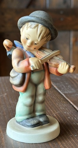 Hummel “Little Fiddler” 5.5" Figurine #4 TMK-3 Boy with Fiddle W ...