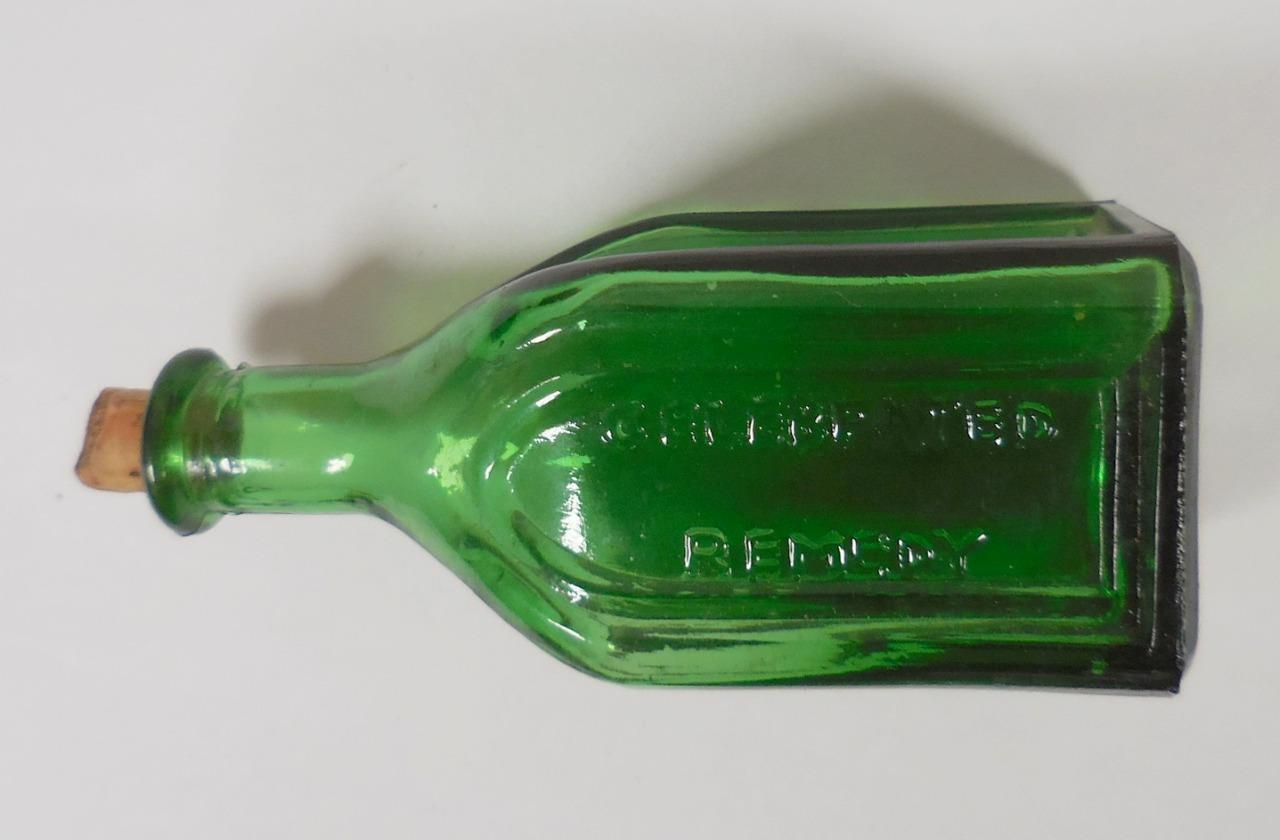 Walbridge Co. Chief Wahoo Wanoo Electric Tonic Green Glass Bottle ...